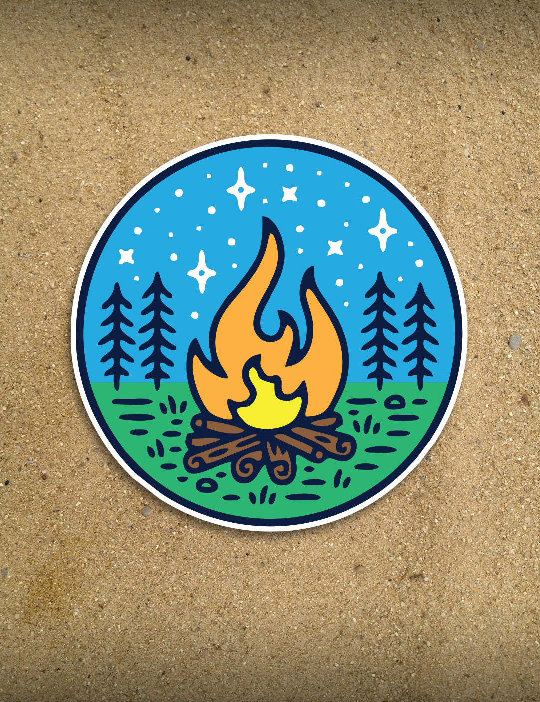 Campfire Circle - 4" Sticker – The Michigan Outfitter