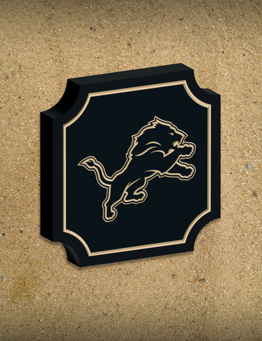 Detroit Lions Carved Table Top – The Michigan Outfitter
