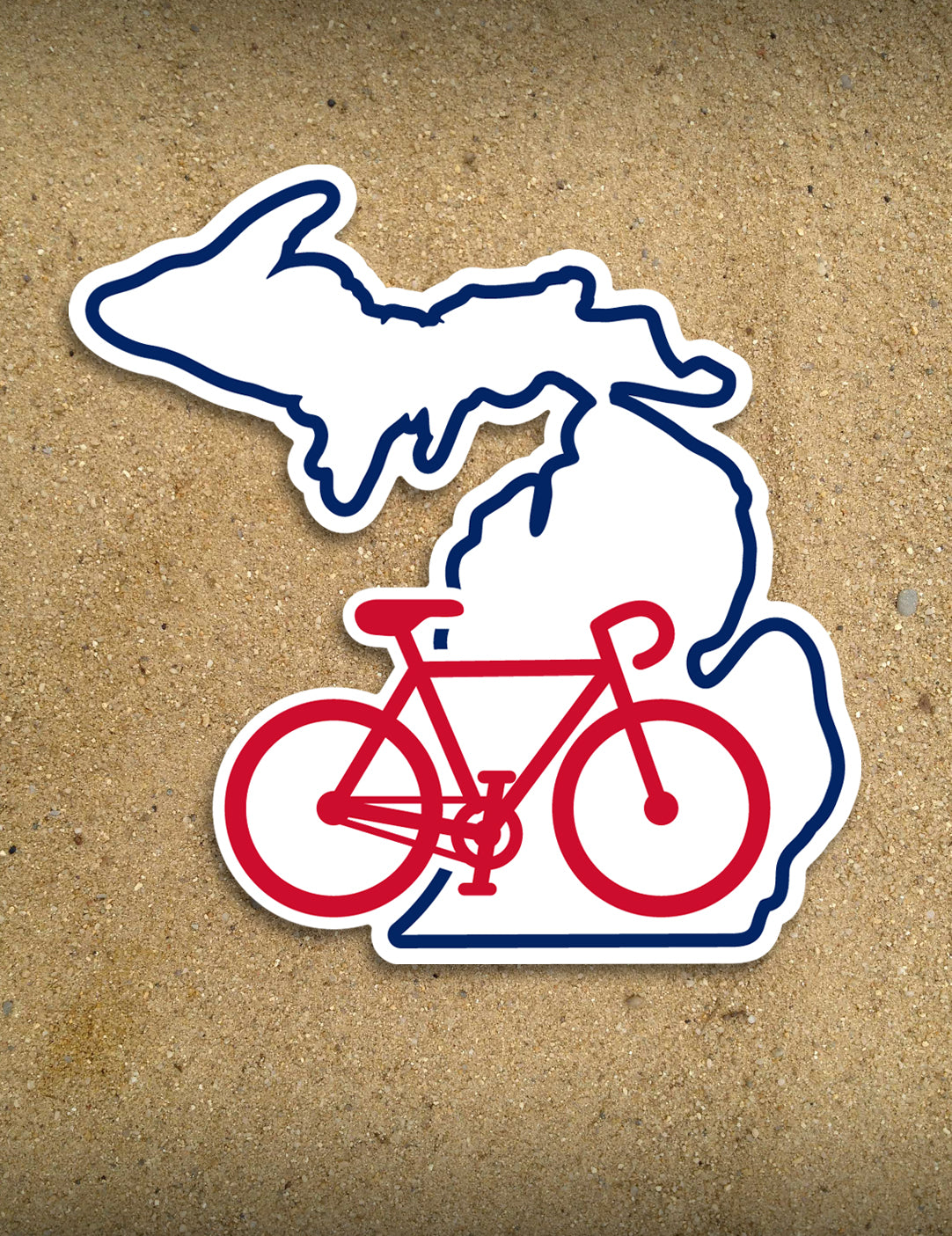 MI Ride - 4" Michigan Sticker – The Michigan Outfitter