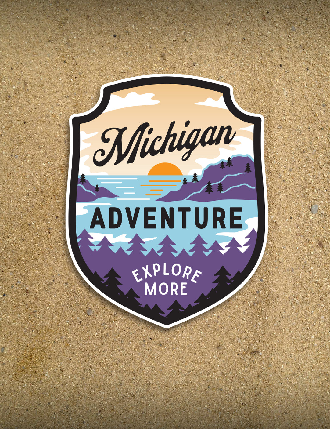 Adventure - 4" Michigan Sticker – The Michigan Outfitter