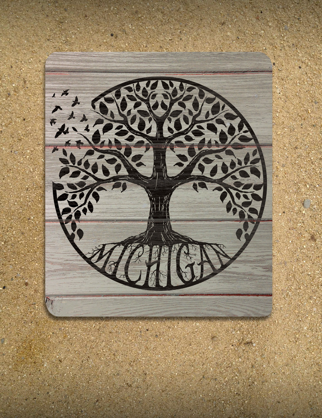 12" x 14" Metal Sign - Big Tree – The Michigan Outfitter