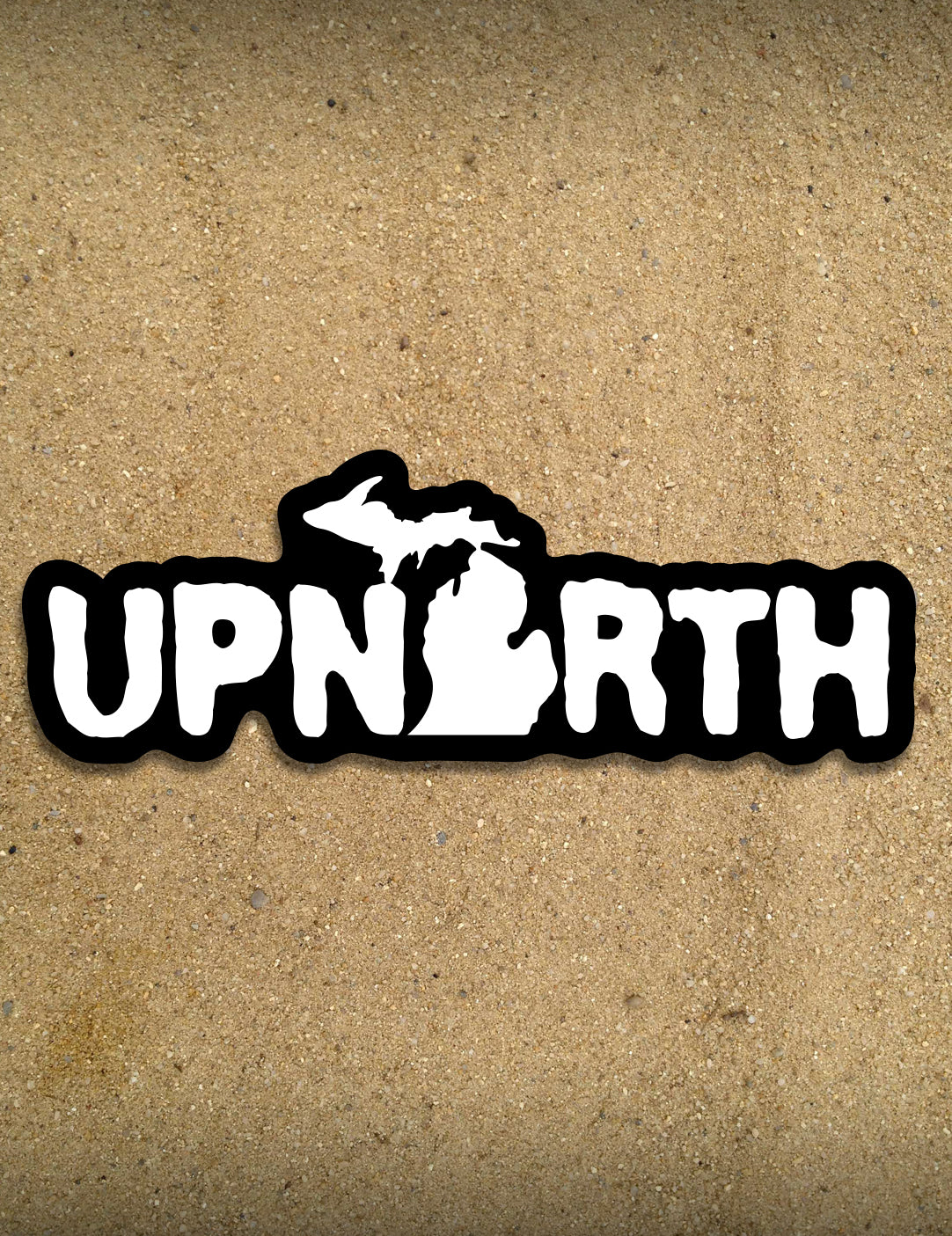 Upnorth - 7" Sticker – The Michigan Outfitter